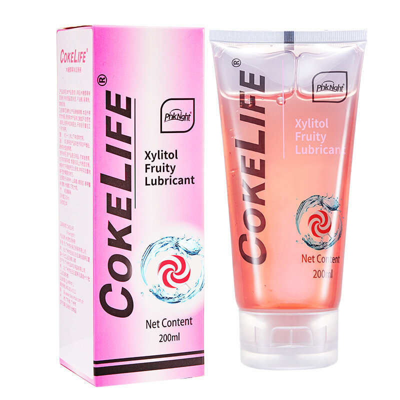 COKELIFE фруктовая смазка 200 мл, вкус кокосовой конфеты, водорастворимая смазка для интимной близости, игрушка для
