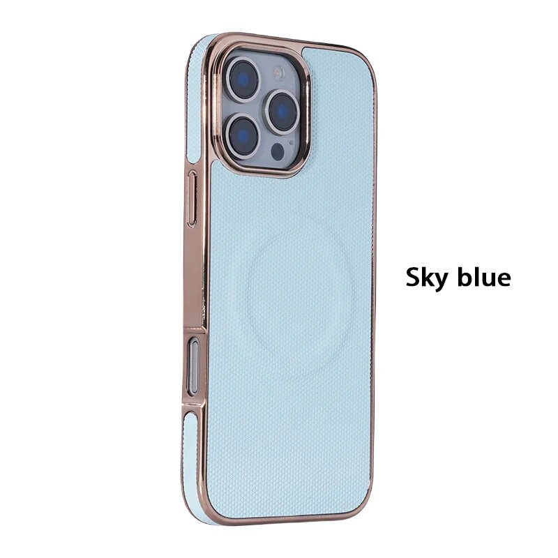 Чехол для iPhone 16E Sky Blue с MagSafe