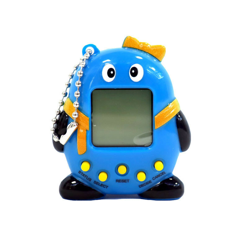 Игрушка для детей keychain adorable miniature pet game, виртуальный питомец, пластик, синий