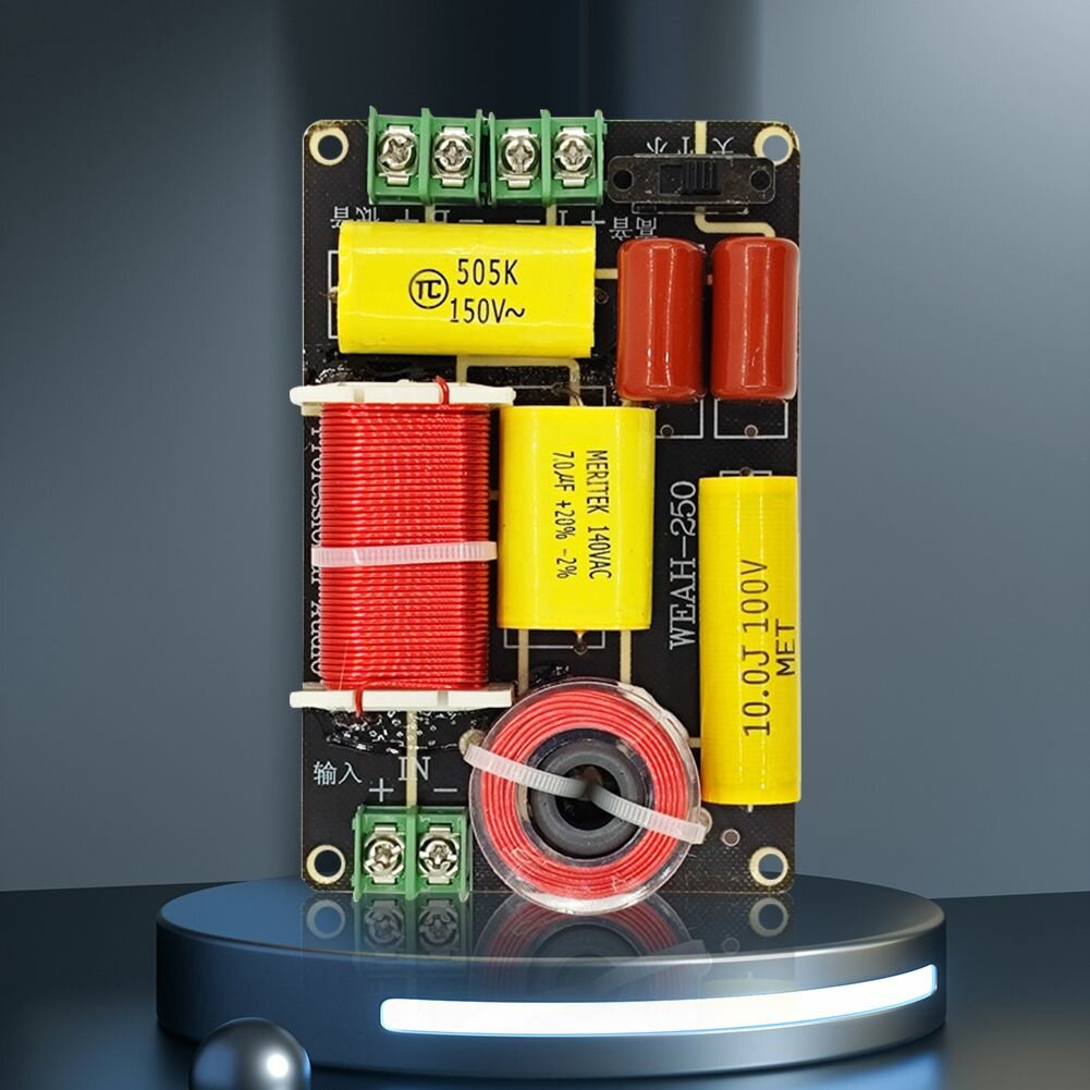 WEAH-250 250 Вт 2-полосный динамик с делителем частоты твитер бас кроссовер фильтр