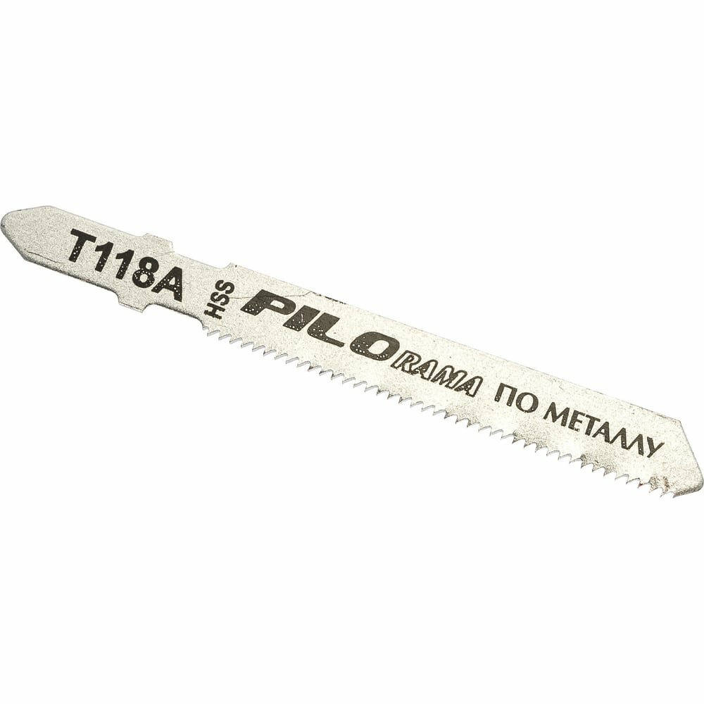 Пилки (2 шт; HSS; 21 TPI; 75x50 мм; h=1.5-3 мм) для лобзика T118A Pilorama 541181