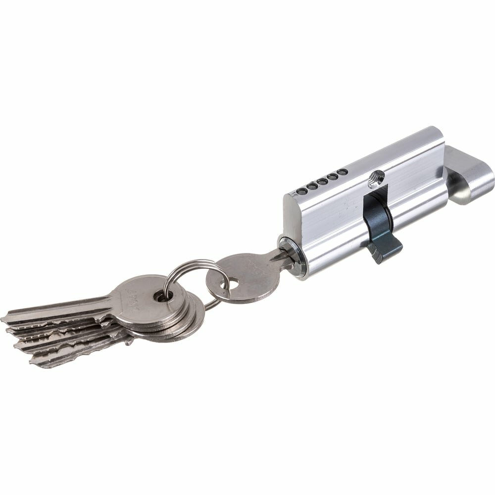 Цилиндровый механизм с вертушкой AJAX AX102/60 mm 25+10+25 CP хром 5 кл. 39839