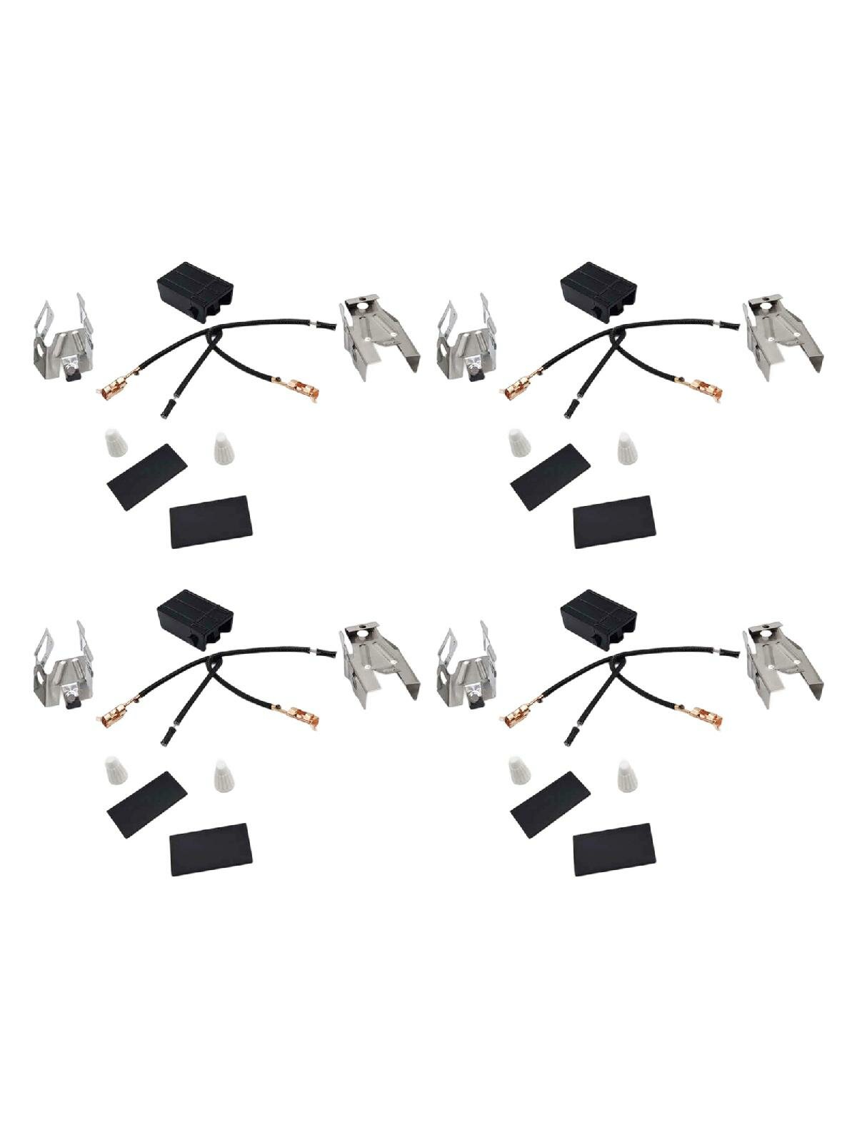 Комплект Клеммных Колодок Для Конфорок Плиты 4шт Прочная Конструкция Из Не Ржавеющей Стали