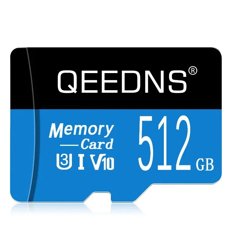 Qeedns Micro TF SD карта памяти 64/128/256/512 ГБ