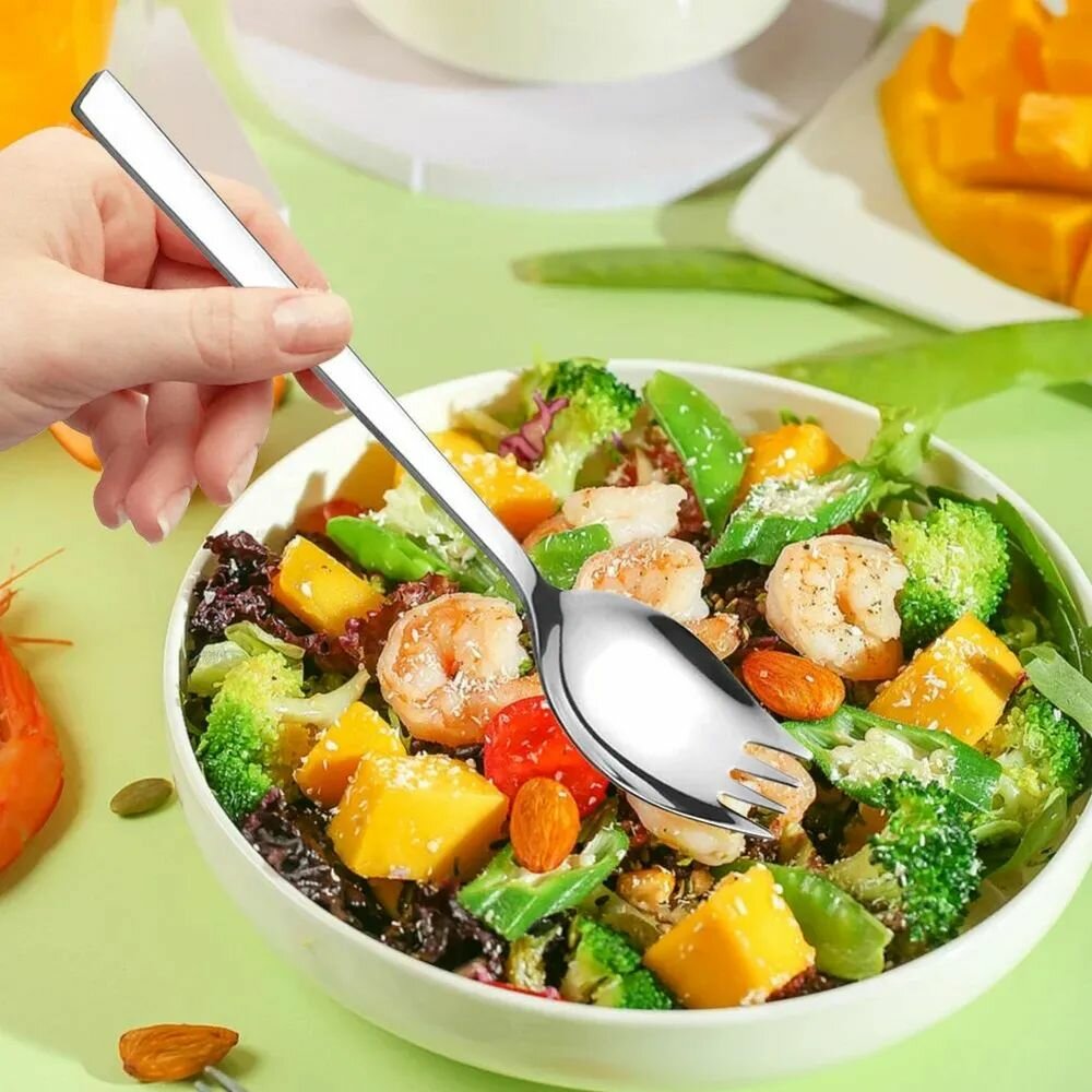 Вилка для салата Вилка столовая 1 предм. серебристый