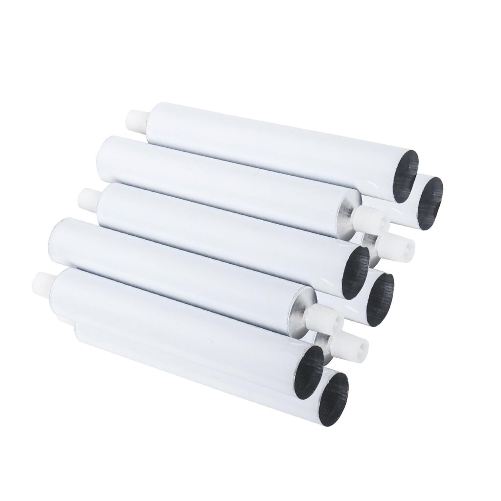 Упаковка из 10 Пустых Алюминиевых Тюбиков С Краской Герметичное Уплотнение для Хранения Акриловых, Акварельных, Масляных Красок Художником Многоразовый Контейнер