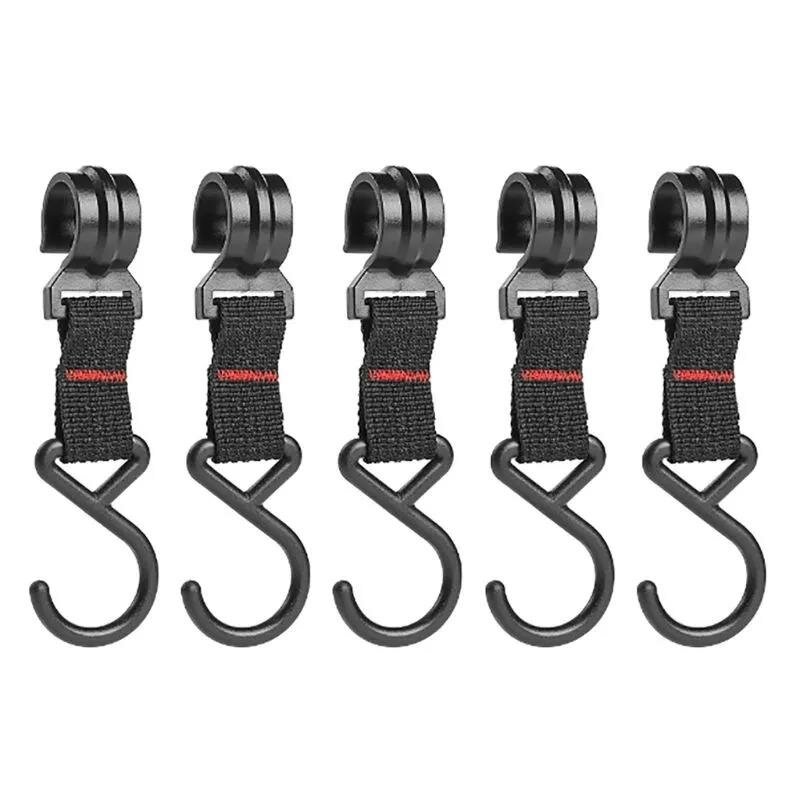 Многофункциональные мобильные кемпинговые крючки, набор из 5 крючков