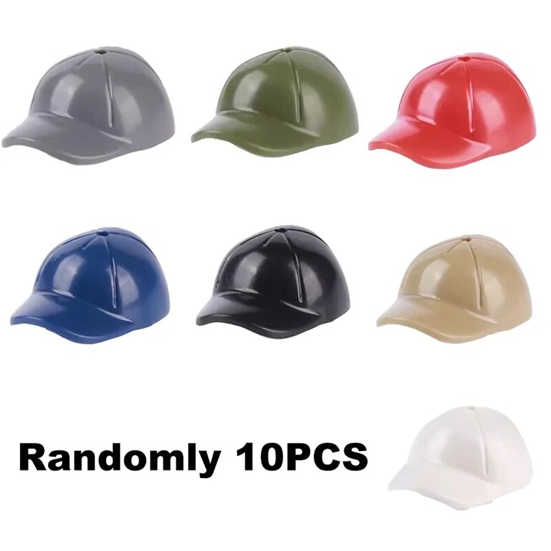 Кепки для строительных блоков, 10 шт, цвет: Random10PCS
