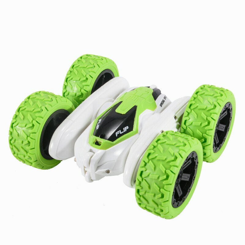 RC Car Stunt Drift Variation Buggy Car Remote Control Rock Crawler Roll Car 360 градусов Flip Игрушка Дети Верблюд 2.4ch RC Автомобиль (зеленый)