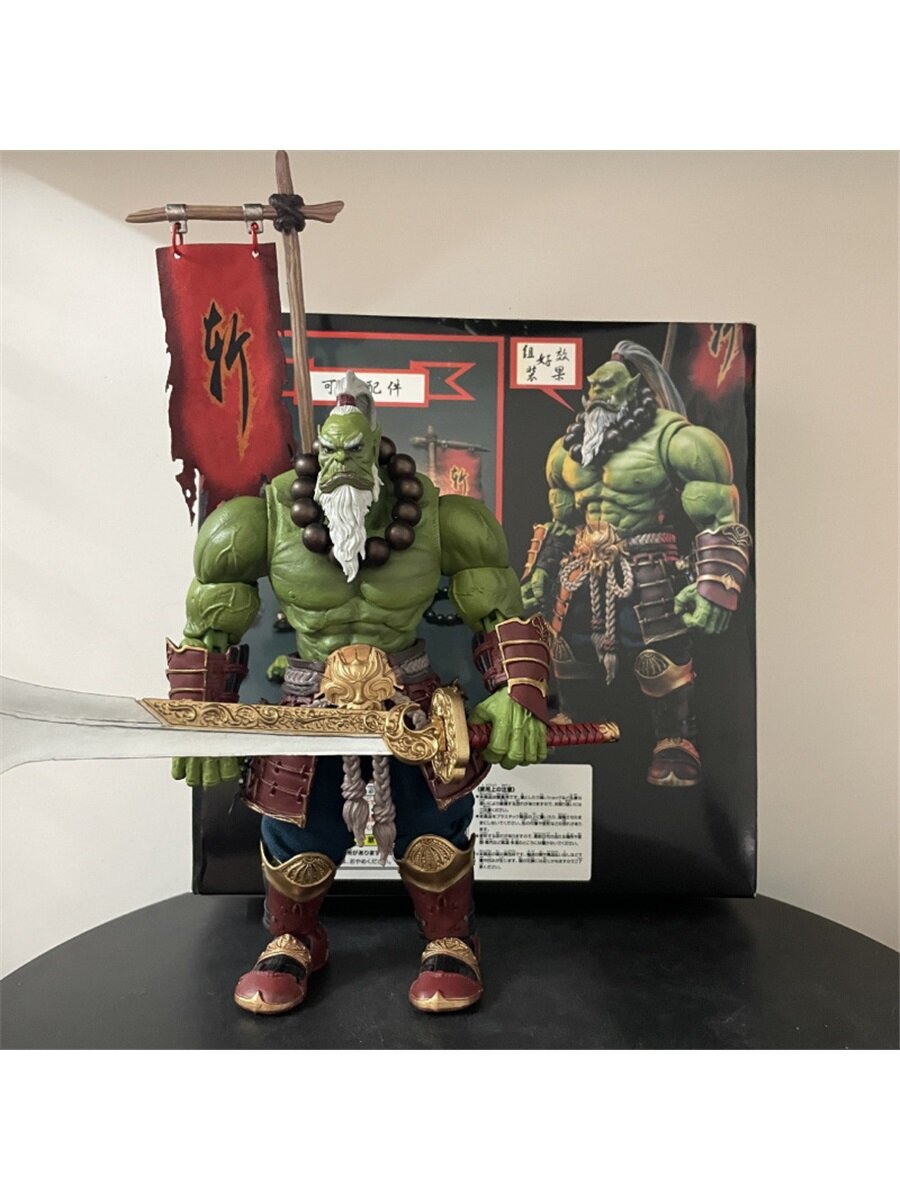 21 см Фигурка орка World Of Warcraft Фигурка Мастера Клинка World Of Warcraft Хранитель Орды Коллекция моделей Decora Игрушки подарки