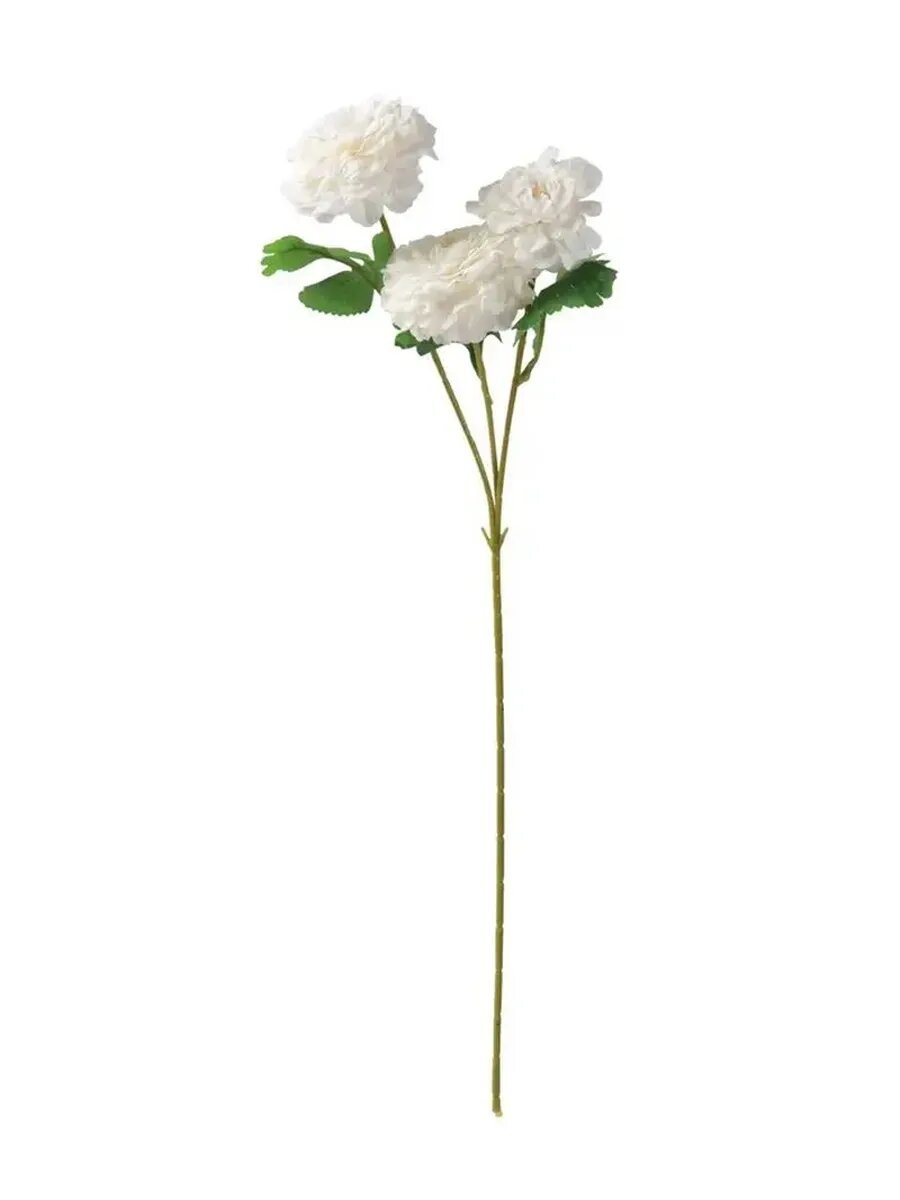 Искусственные цветы Хризантема белая, волнистая