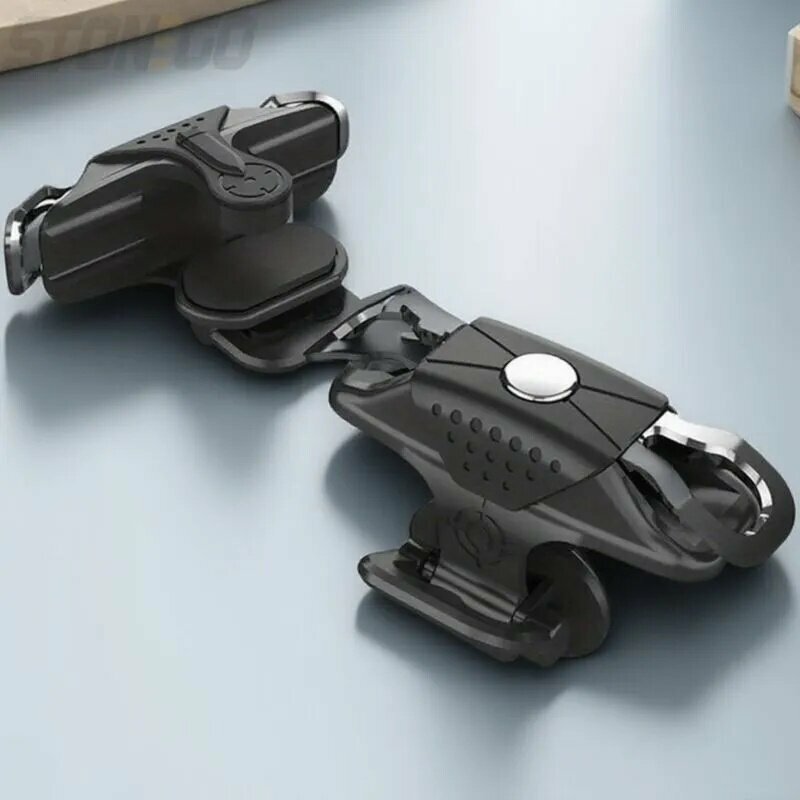 Мобильный игровой контроллер с кнопками-триггерами, совместимый с iPhone/Android, черный