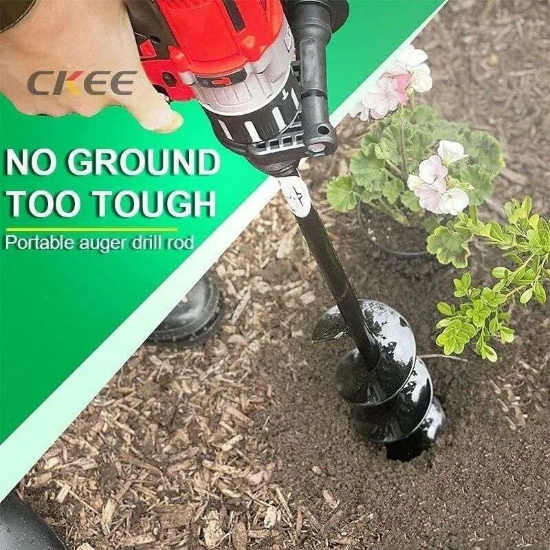 Бур садовый ручной, Легированная сталь