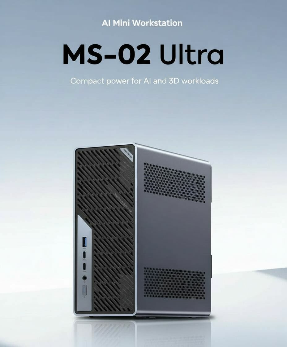 Мини ПК Minisforum MS-02 Ultra / Ultra 9 285HX, 64GB, 1TB