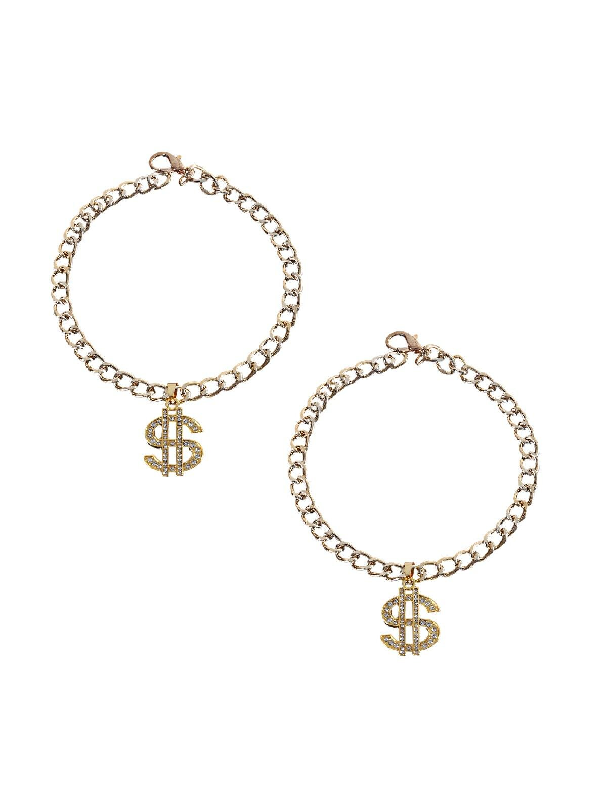 Популярные Кошки Ошейник Стразы Доллар Кулон Ожерелье Домашнее животное Шейное кольцо 2ШТ