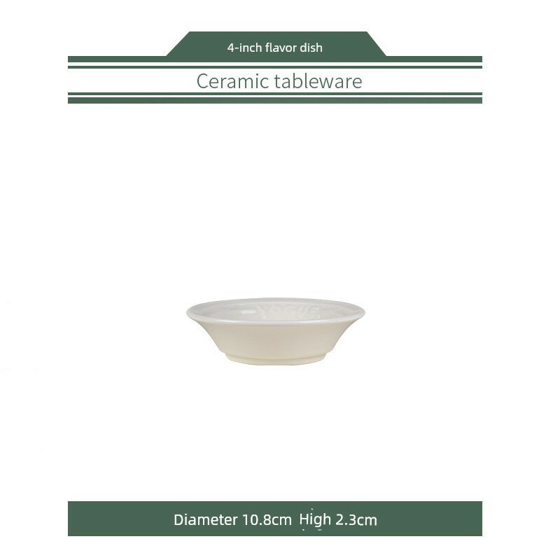 Трюфельный белый набор посуды для одного продукта, бытовая высококачественная китайская посуда, миски и тарелки,