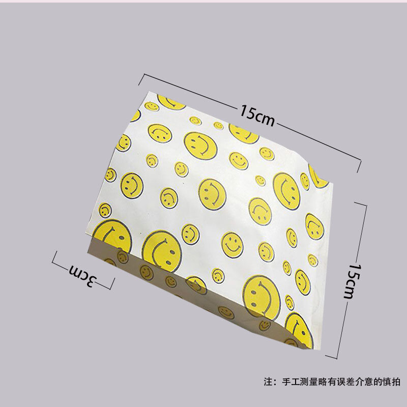 Одноразовые бумажные пакеты для закусок, куриного филе, картошки фри, куриного стейка, жареной курицы, маслостойкие бумажные пакеты, портативные пищевые пакеты малого размера