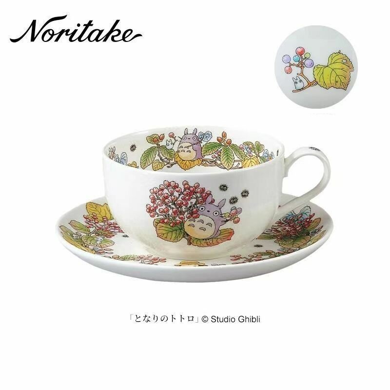 Набор чайный Noritake с чашками из коллекции "Мой сосед Тоторо" японский стиль и уют для чаепития