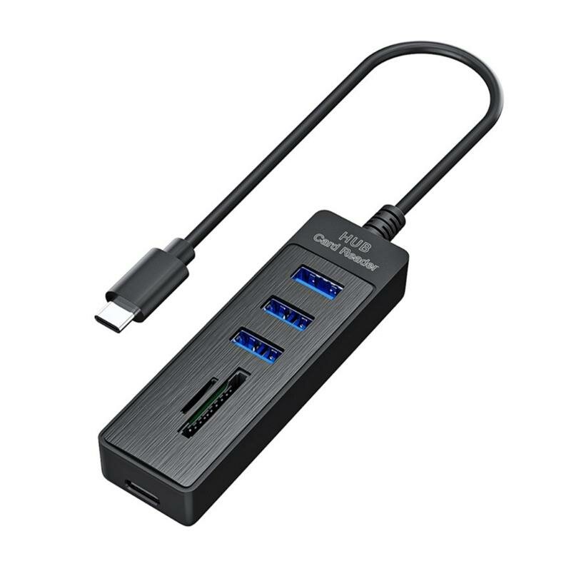 5-портовый USB-хаб с кардридером, Интерфейс типа C