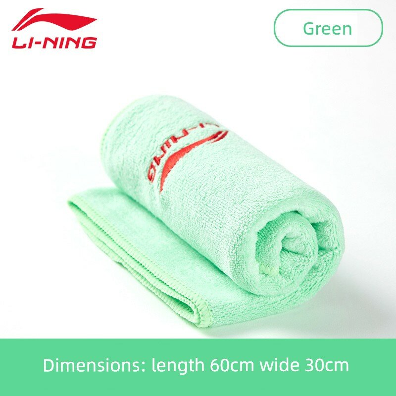 Охлаждающее полотенце Li-Ning, впитывающее пот, быстросохнущее спортивное полотенце для мужчин, полотенце для бега,