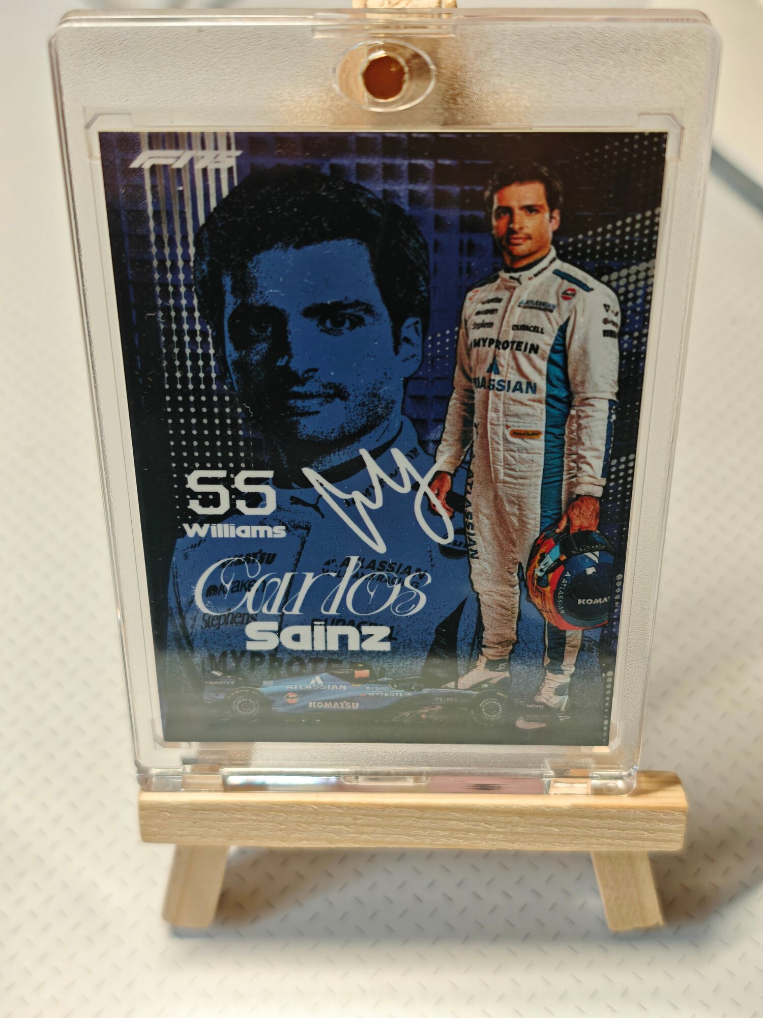Коллекционная карточка F1 TOPPS Williams Sainz