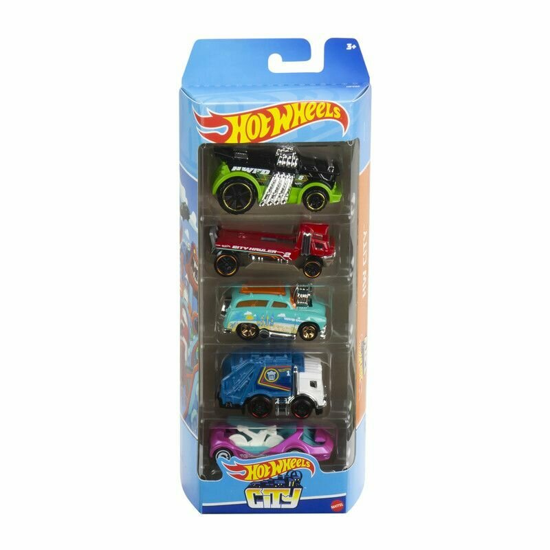 Игровой набор Hot Wheels из 5 машинок CITY HFV89/01806