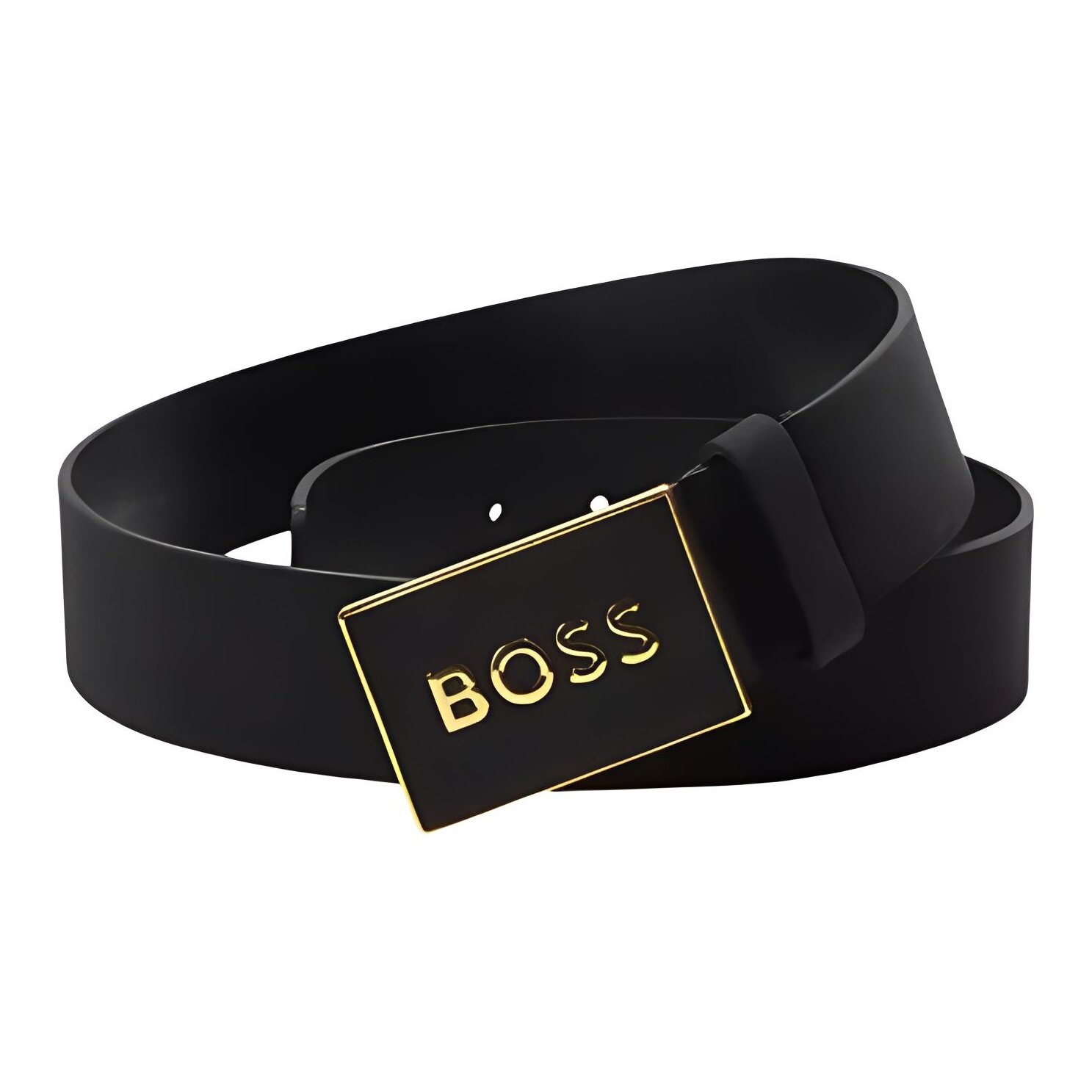 HUGO BOSS Ремни из коровьей кожи Мужской Черный Ширина 3,8 см 85