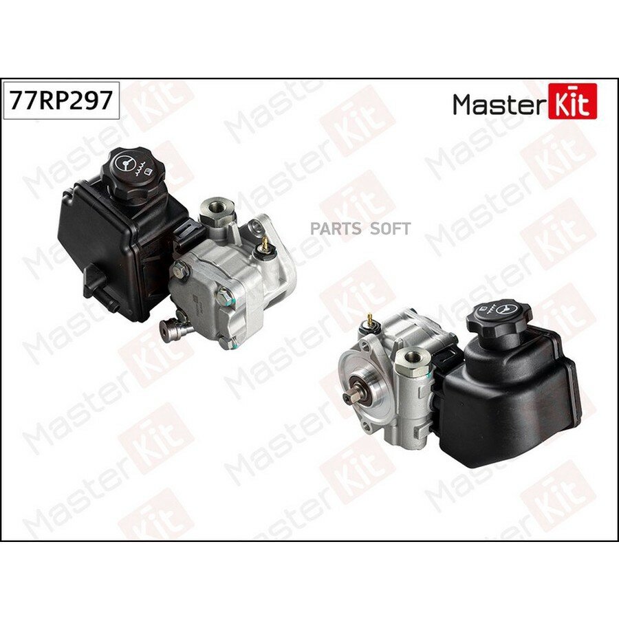 Насос ГУР SAAB 9-3 от официального дистрибьютора, MASTERKIT, артикул 77RP297