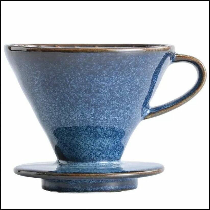 Эксклюзивная керамическая воронка Индиго Woods Inside V60