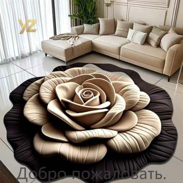 Ковер Розы 3D
