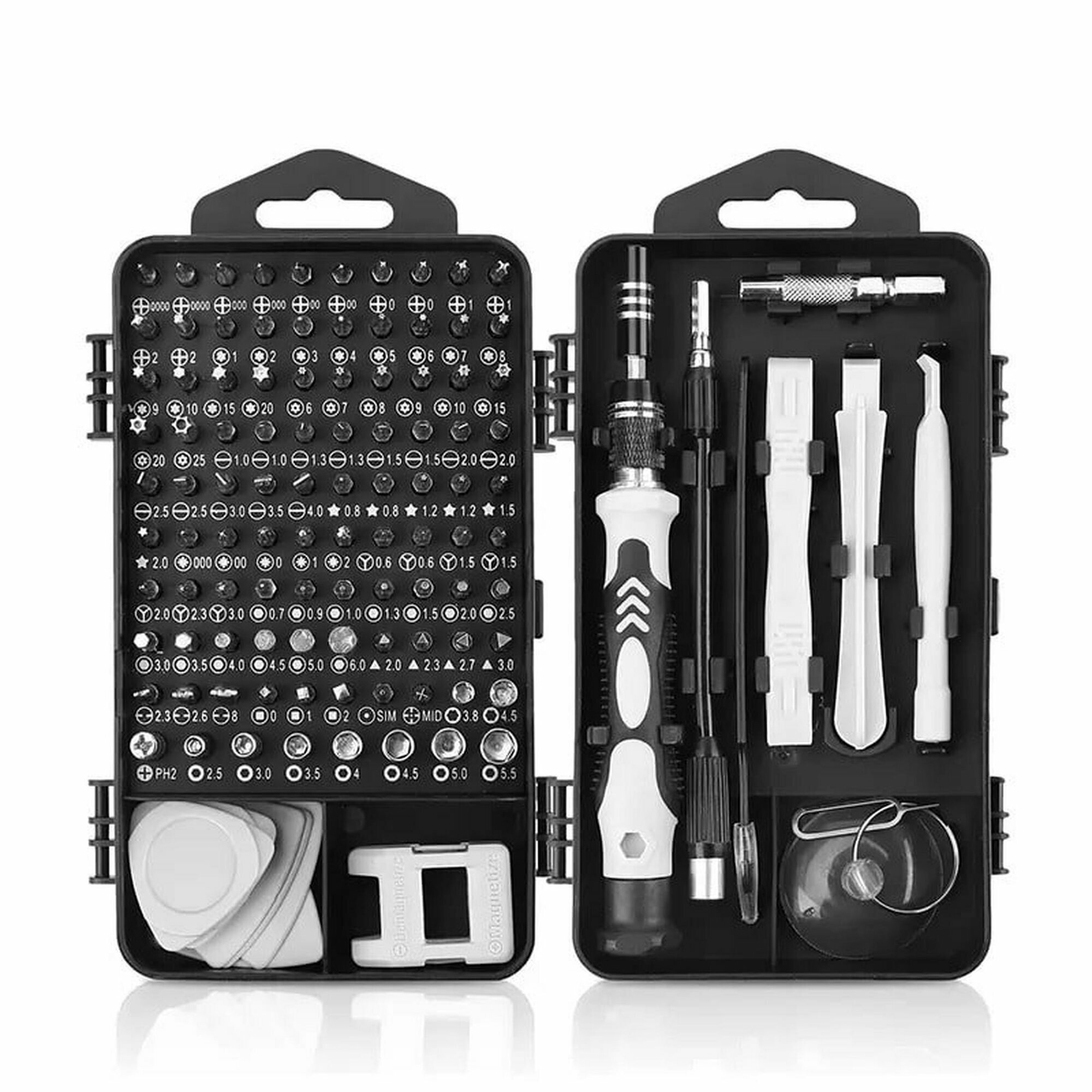 Набор инструментов отверток 117 в 1 с гибким удлинителем для ремонта телефона, компьютера, ноутбука точных работ