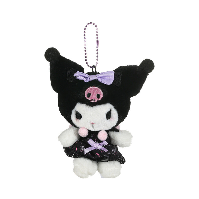 Официальный плюшевый брелок Sanrio Hello Kitty, My Melody, Kuromi, Cinnamoroll, Pochacco, милый мультяшный подвес