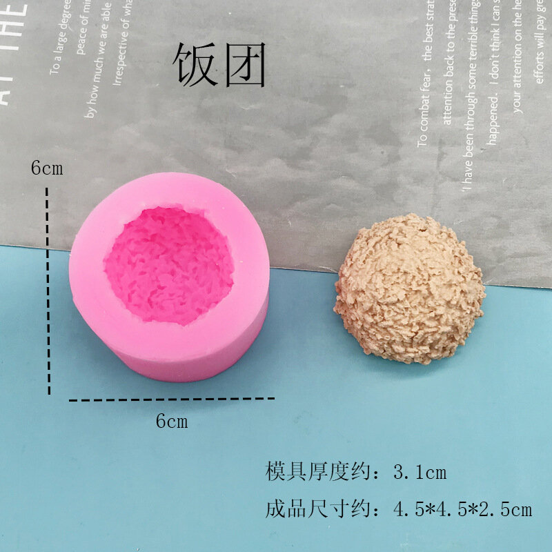Симуляция тостов, соляные булочки, силиконовая форма для выпечки, рисовые шарики, лапша быстрого приготовления, круассаны, ручная форма для замеса