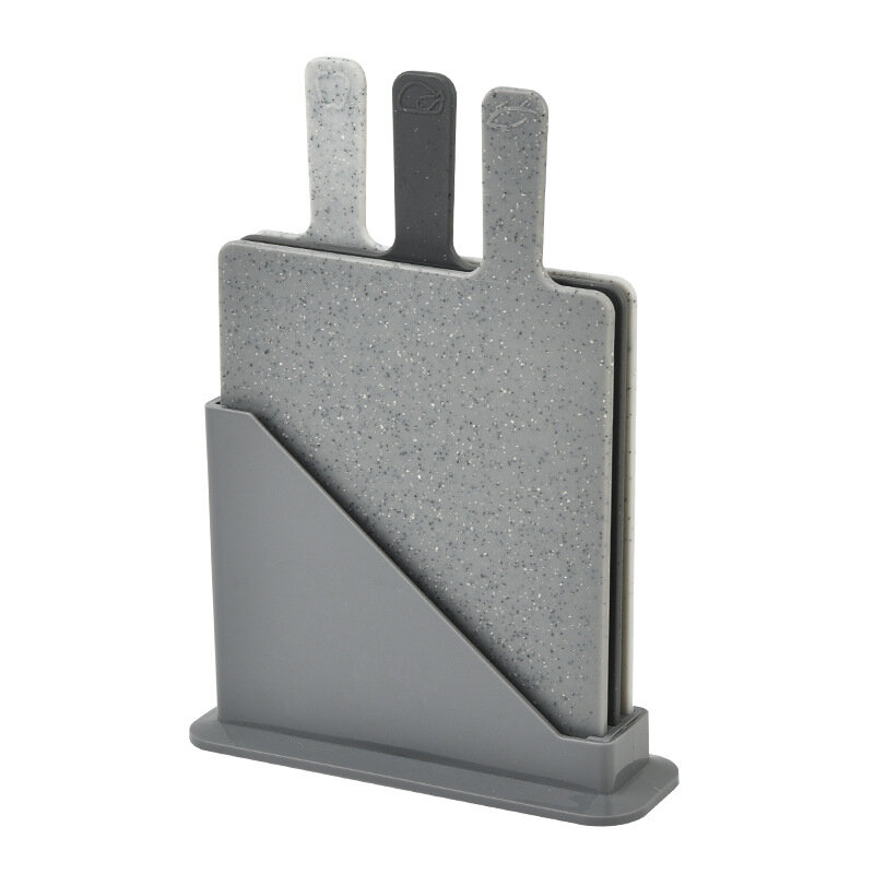 Трехкомпонентный набор разделочных досок, пластиковые разделочные доски для детского питания, разделочные доски для фруктов, кухонные разделочные доски для дома, классифицированные разделочные доски