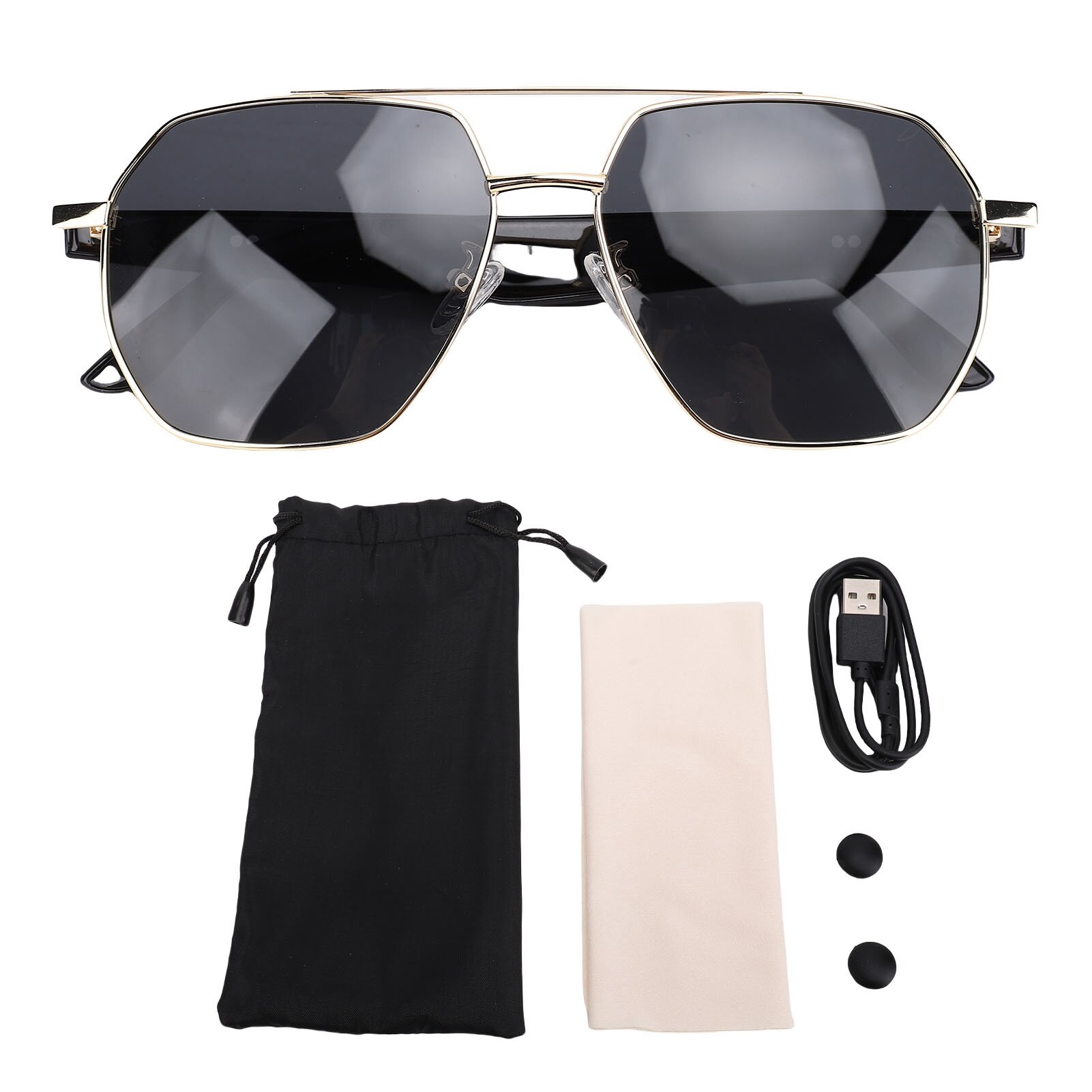 ИИ Переводчик Smart Glasses IP67 Гудоизоляционные голосовые голосовые видео по вызову в реальном времени перевод 163 языки солнцезащитные очки Bluetooth для путешествий