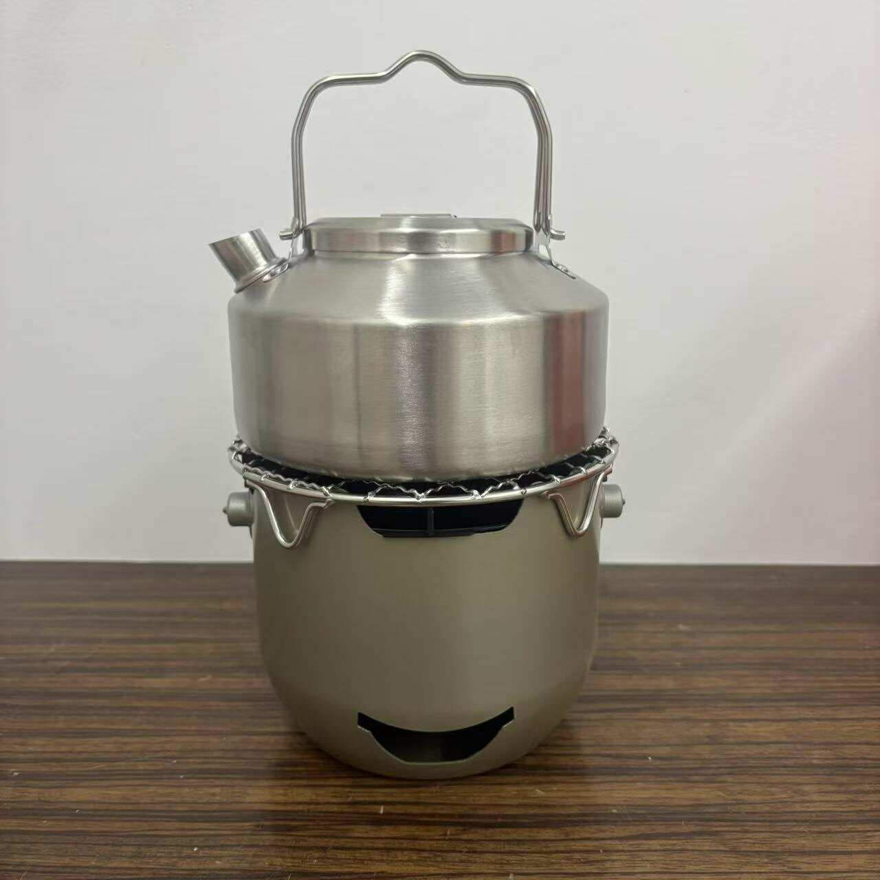 Лучшая плита шеф-повара для заваривания чая и барбекю, мини-угольная плита из нержавеющей стали, портативная для использования на улице и дома, угольная плита для гриля мяса