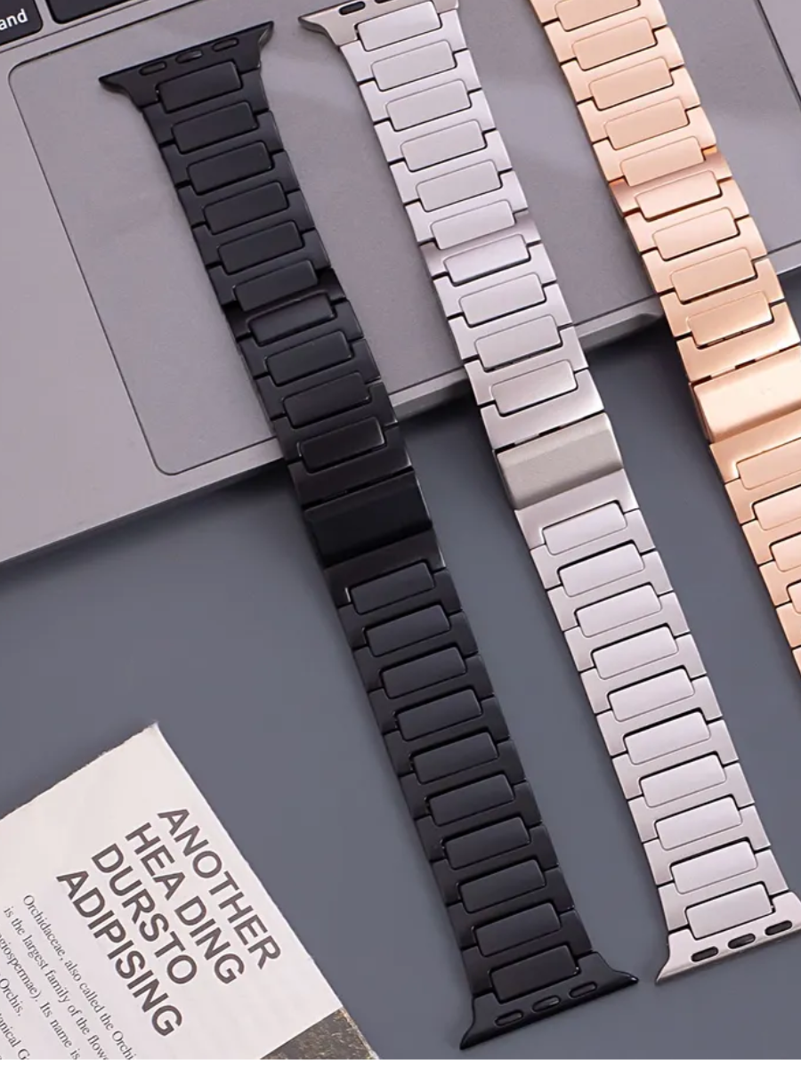 Ремешок для часов Apple Watch Apple Watch Series 1-9 , 42/44/45/46/49 mm металлический, магнитная застежка, черный