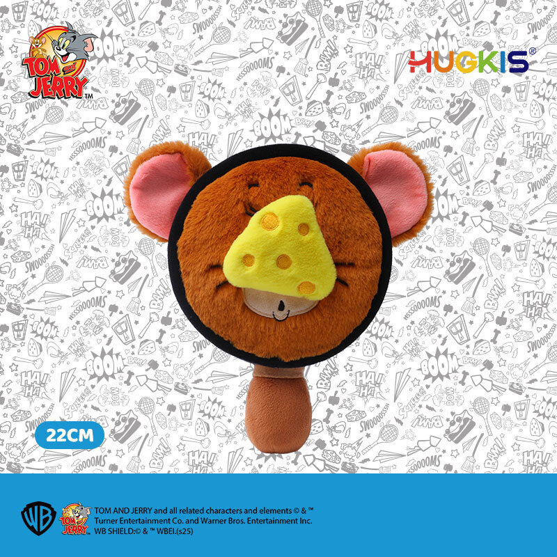 Оригинальная плюшевая игрушка Warner Tom and Jerry, кот Том, кукла с жареным яйцом, мышь Джерри, плюшевая фигурка с жареным сыром