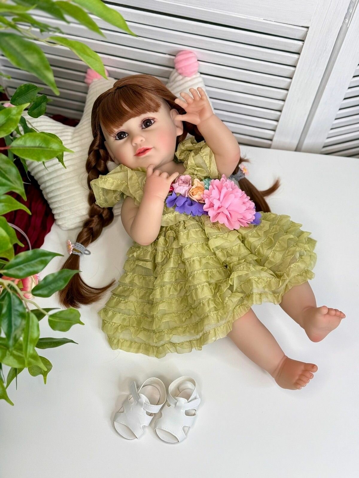 Кукла Реборн виниловая 55 см