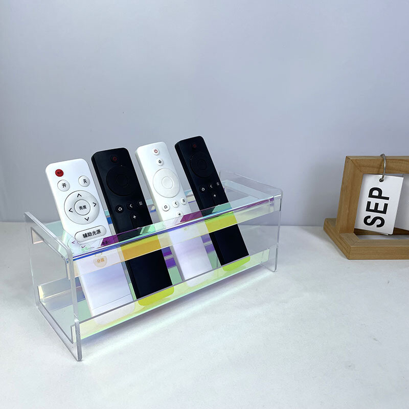 Коробка для хранения пульта дистанционного управления кондиционером в стиле Ins, кофейный столик для гостиной, полка для телевизора, акриловый настольный многофункциональный органайзер