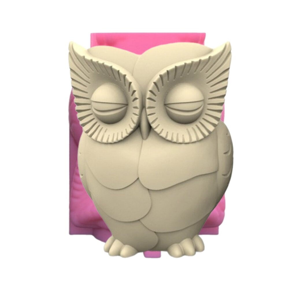 Сова Цветочные Горшки Силиконовая Форма Бетонный Гипсовый Подсвечник Формы Изделия Из Смолы