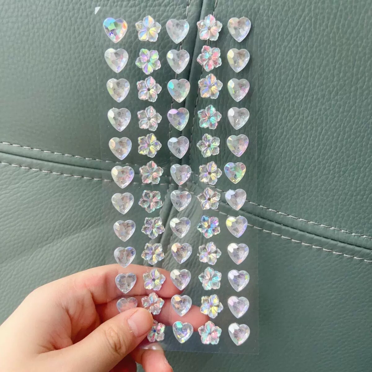 Детские стерео наклейки с драгоценными камнями, наклейки с кристаллами и бриллиантами для девочек, мобильный телефон,