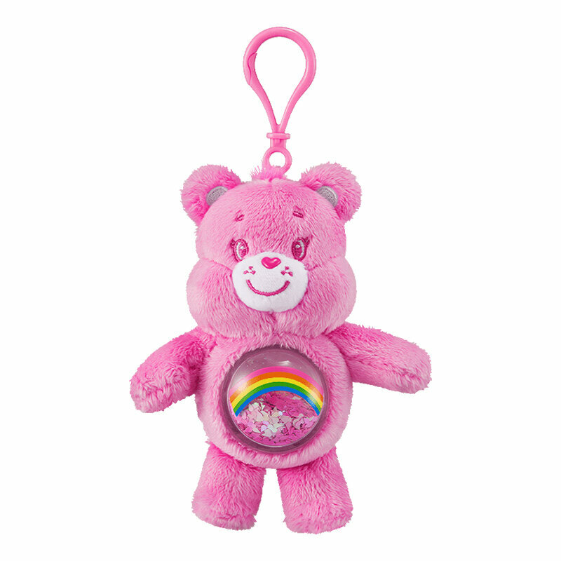 POP MART Care Bears Cozy Life Sand Plush Charm, Confirmed-Happy Bear (Open)