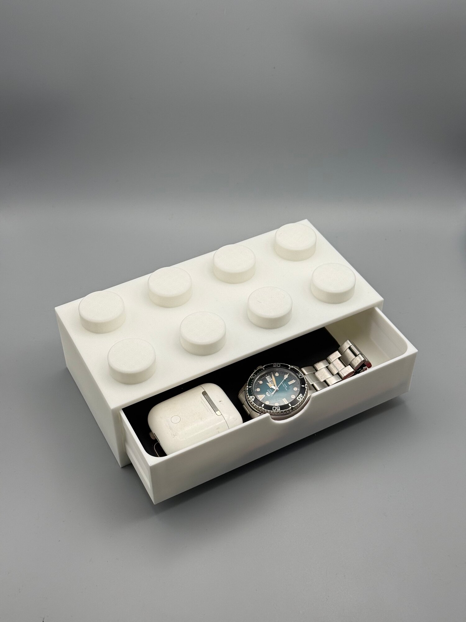 Белый ящик для хранения, стильный, широкий выбор цветов, прочный и долговечный PLA пластик