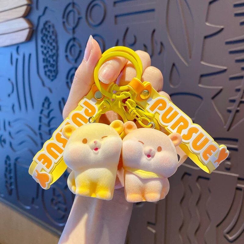 2024, новый автомобильный брелок для женщин, изысканный милый кукла для мальчиков, школьная сумка, подвеска, пара