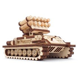 Альтаир. Игрушка-конструктор "Ракетная установка" (дерево) 43 дет, арт. СДМ-37к