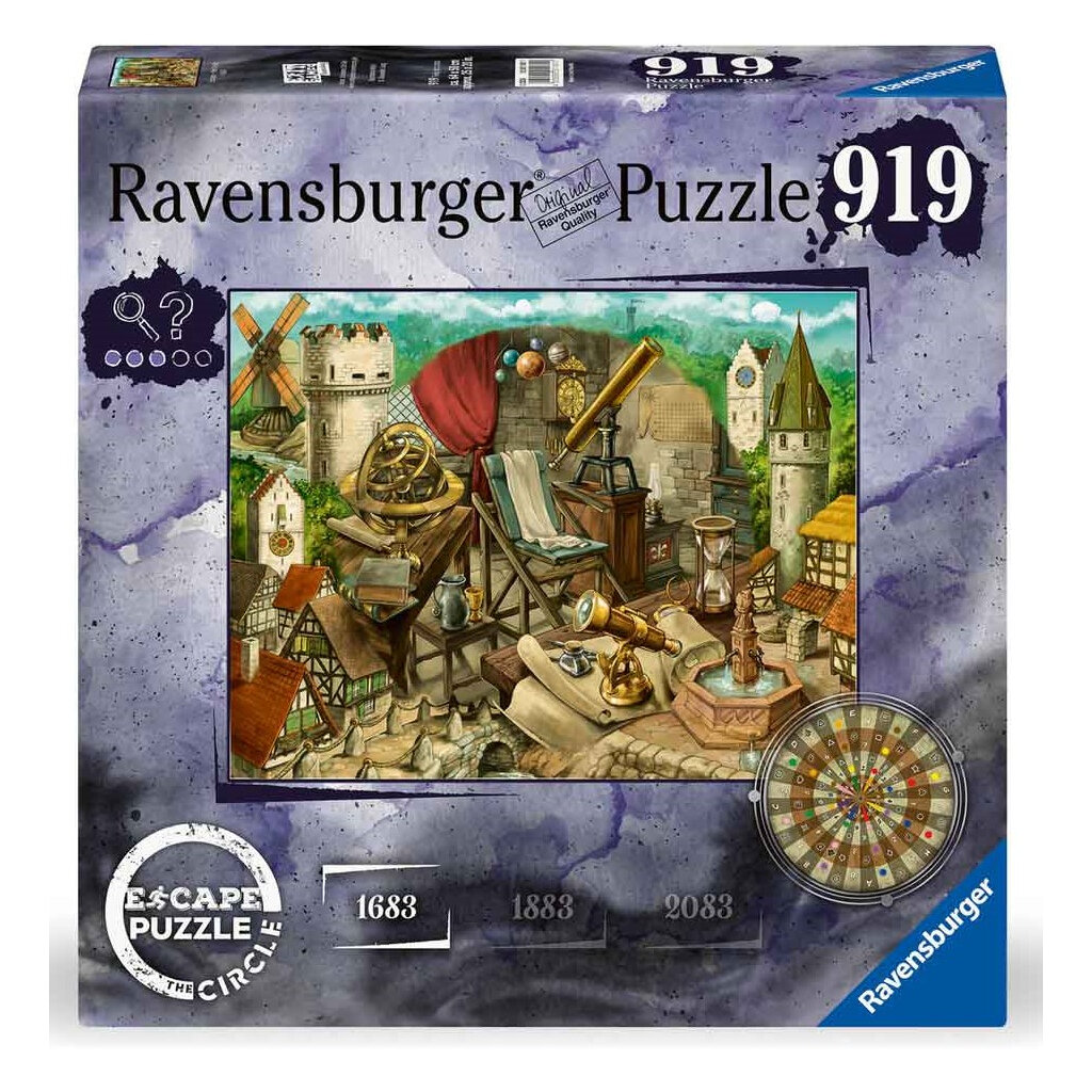 Пазл-квест Ravensburger 919 Круг, год 1683, арт.01181, классический