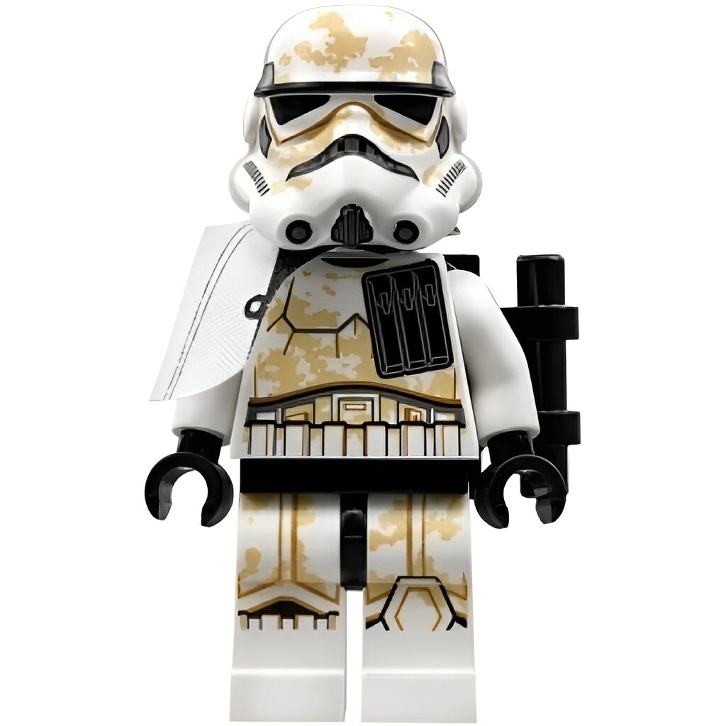 Минифигурка LEGO Star Wars Sandtrooper (Sergeant) - White Pauldron, Ammo Pouch, Dirt Stains, Survival Backpack sw0894 U