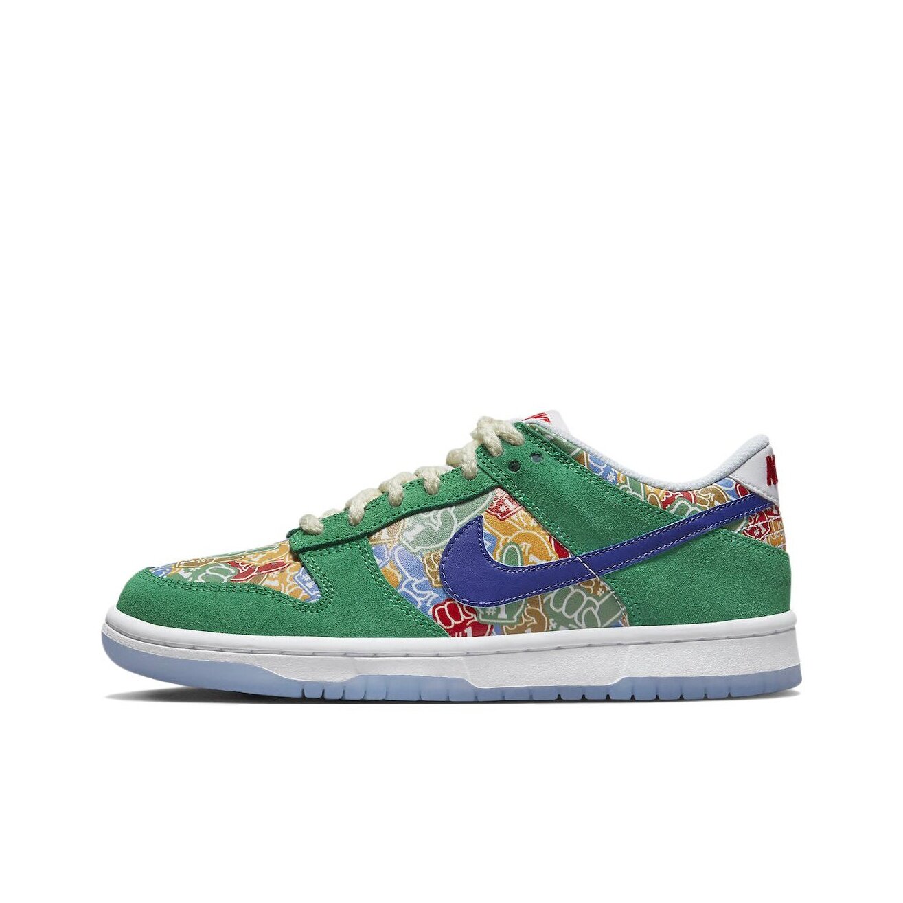 Кроссовки NIKE Dunk, размер EU 43 стопа (27.5CM), зеленый, — фото 1