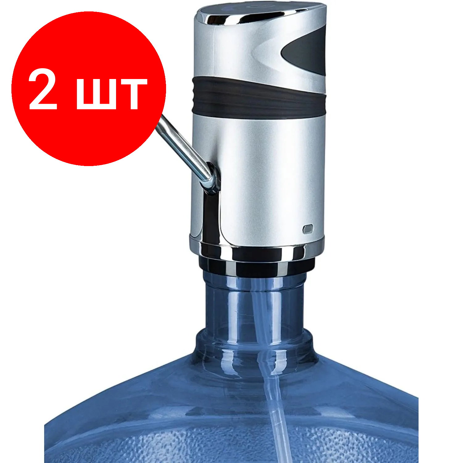 Комплект 2 штук, Помпа аккумуляторная перезаряжаемая для воды Ecotronic PLR-530